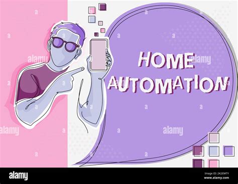 Inspiration Showing Sign Home Automation Internet Concept Home Solution That Enables Automating