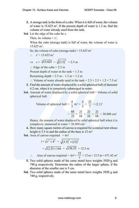 Ncert Exemplar For Class 9 Maths Chapter 13 Mathongo