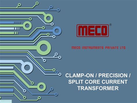 Clamp On Precision Split Core Current Transformer By Meco Instruments Issuu