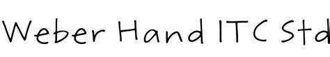 FontsMarket Com Download Weber Hand ITC Std Font For FREE