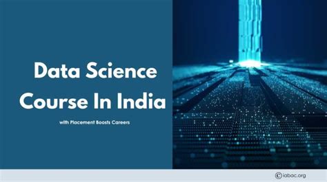 Data Science Course In India With Job Placement Iabac