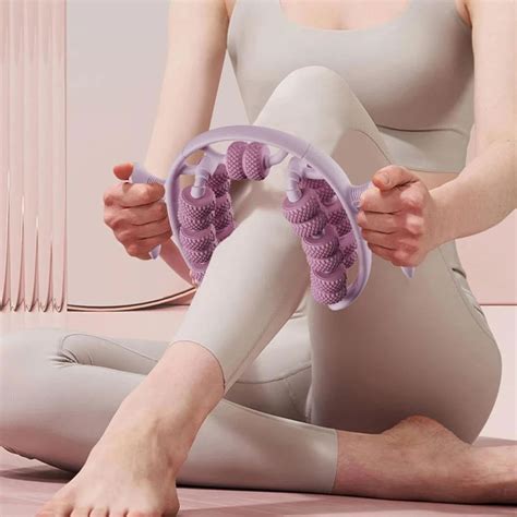 26 Wheels Leg Massager Leg Roller Calf Muscle Relaxation Ring Leg