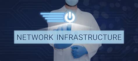 Conceptual Caption Network Infrastructure Concept Meaning Hardware And Software Resources In