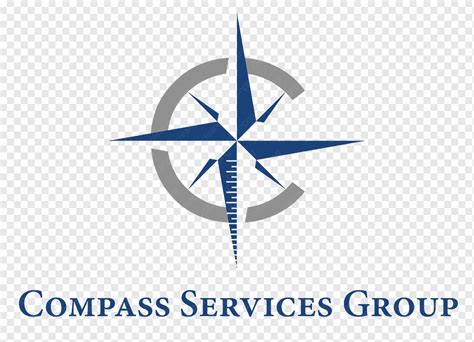 Blaues Kompass Logo Kompass Logo Retail Zeichen Und Symbole