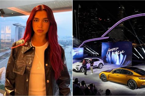 Singer Dua Lipas 24 Hour Whirlwind Visit To Singapore For Porsche