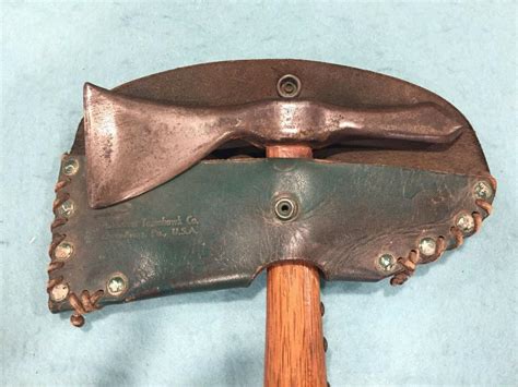 Rare Original Vietnam War Lagana Tomahawk W Sheath Made By American