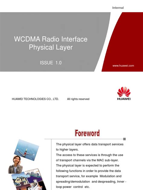 Wcdma Radio Interface Physical Layer Pdf High Speed Packet Access