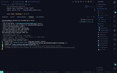 How To Deploy A Thirdweb Application To Vercel