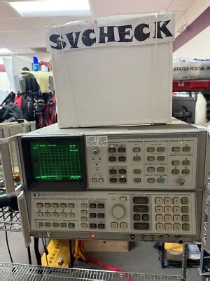 Hp 8566b Spectrum Analyzer 100hz 25ghz2 22ghz With 85662a Display Opt