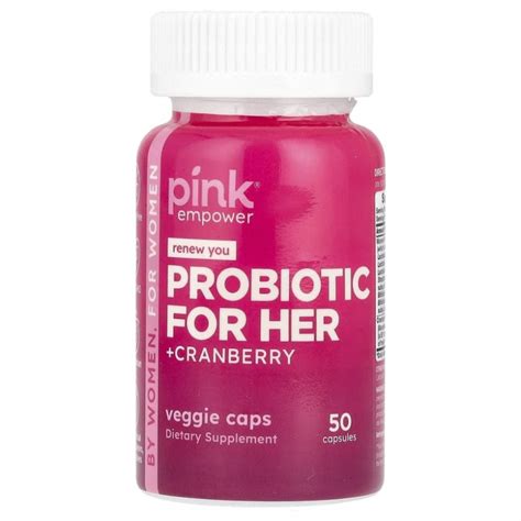 Pink Probiotic For Her Cranberry`` 50 капсул C доставкой с