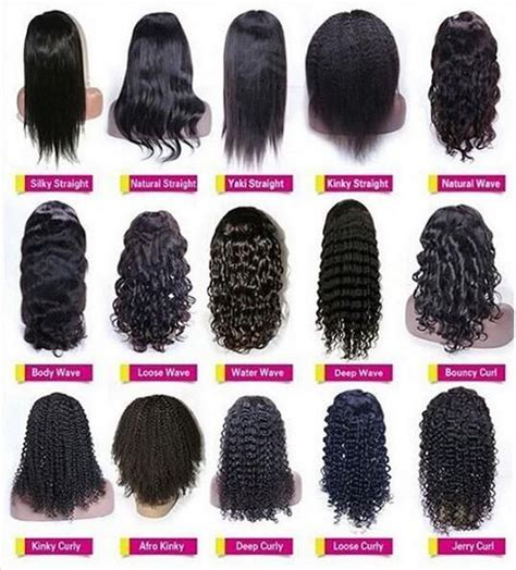 Different Wig Curl Patterns