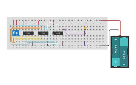 Circuit Design Simplifying Boolean Expression Circuit Tinkercad