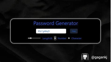 Gagandeep Jhanji On Linkedin Passwordgenerator React Tailwindcss Vite Webdevelopment