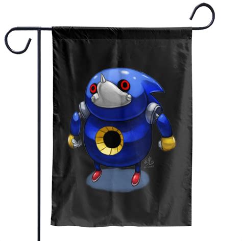 Ugandan Metal Sonic Metal Sonic Garden Flags