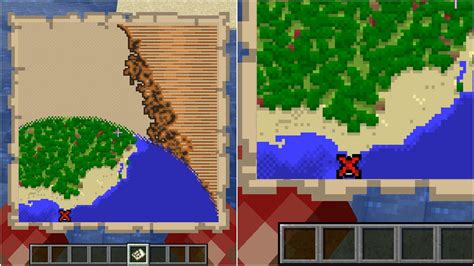 Minecraft Buried Treasure Map Trick Explained