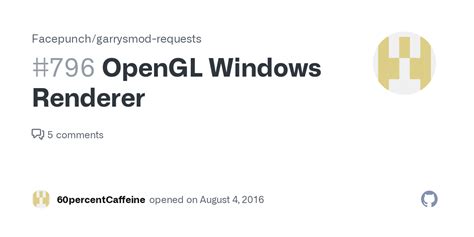 opengl windows renderer · issue 796 · facepunch garrysmod requests · github
