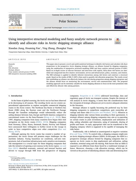 pdf using interpretive structural modeling and fuzzy analytic network