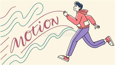 Running Figure Motion Lines Dynamic Movement And Sports Vector Design Generative Ai Stock