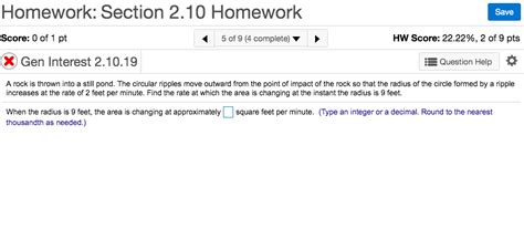 Solved Homework Section 2 10 Homeworlk Save Score 0 Of 1