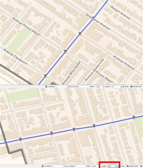 Openstreetmap Rotating View Without Losing Labels In QGIS Geographic Information Systems
