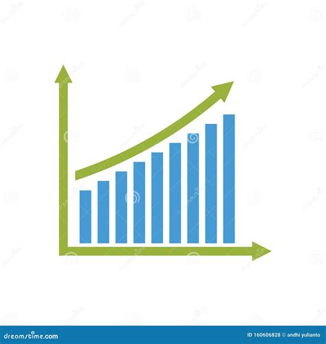 Growing Up Trend Stem Chart Trading Vector Design Illustration 160606828