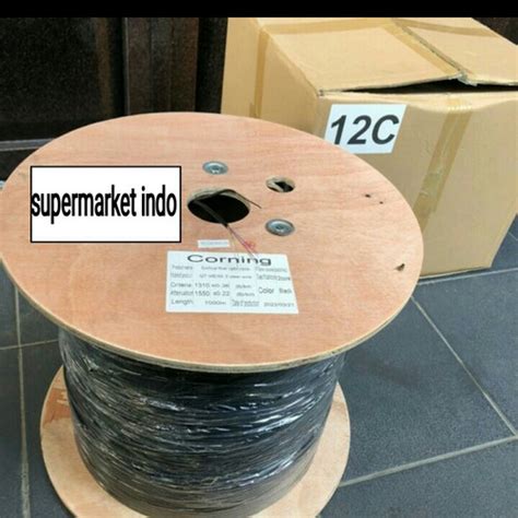 Jual Kabel Dropcore 12 Core Drop Wire 12core Gepeng 1000m Fiber Optic