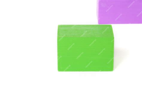 Premium Photo Colourful Square Parallelepipedcloseup