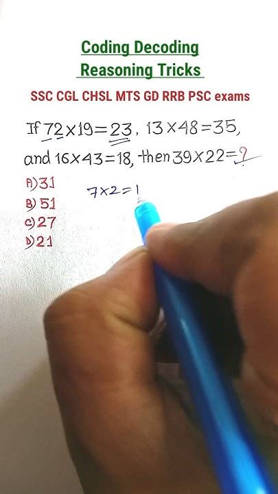 Coding Decoding Coding Decoding Reasoning Tricks Reasoning For Ssc