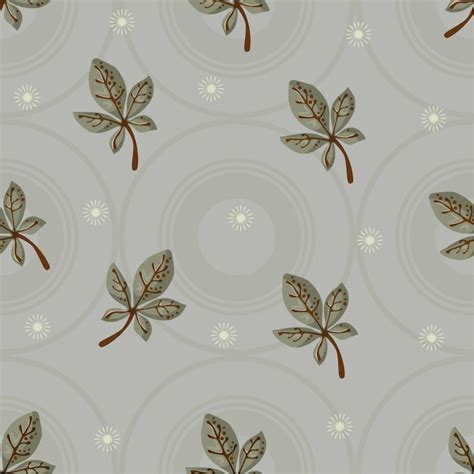 Premium Vector Leaves Pattern