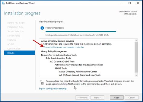 Installing Active Directory Domain Controller On Windows Server 2016