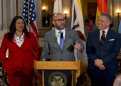 Supervisor Rafael Mandelman Speaking At A Press Conf For The 20th Anniversary Of The Winter Of