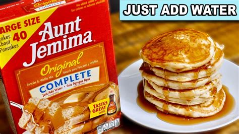 Aunt Jemima Pancake Mix Recipe For One Bryont Blog