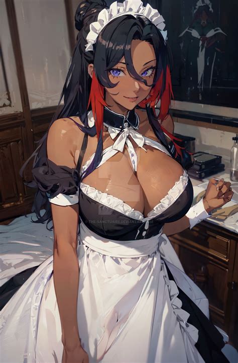 Ai Art Sexy Maid Sylvia Konosuba By The Sanctuaire On Deviantart