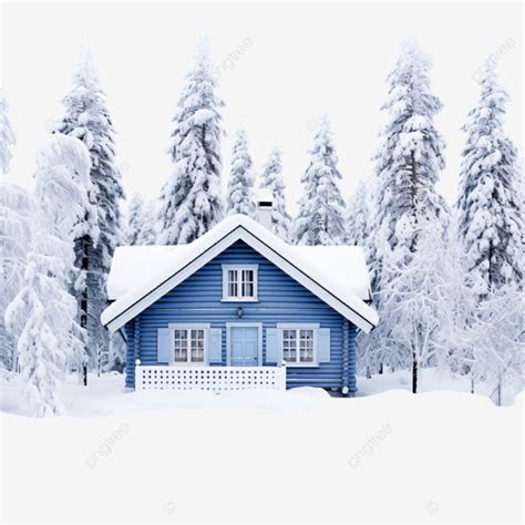 별장 집과 눈 겨울 크리스마스에 라플란드의 핀란드 코티지 하우스 겨울 숲 Png 일러스트 및 이미지 에 대한 무료 다운로드 Pngtree