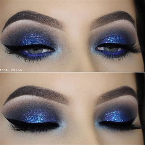 Midnight Blue Smokey Eye
