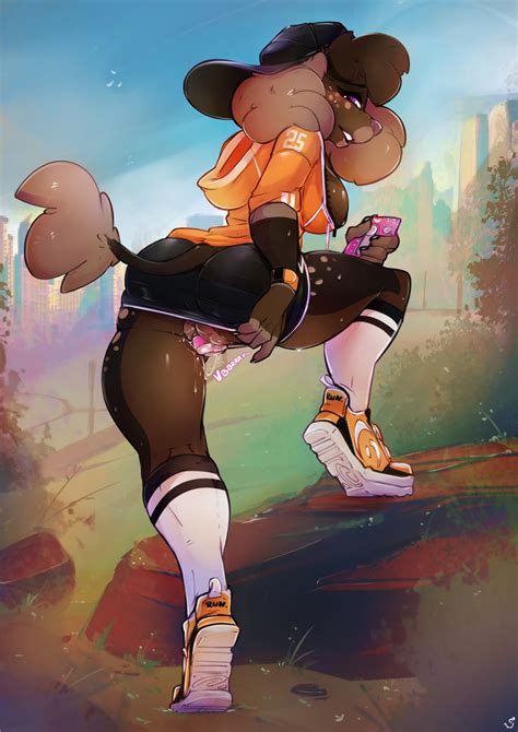 Rule 34 Animal Humanoid Anthro Ass Bite Biting Lip Blush Bodily