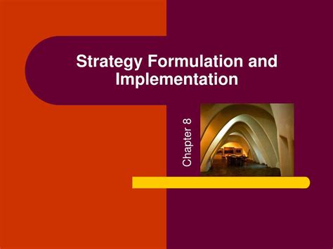 Ppt Strategy Formulation And Implementation Powerpoint Presentation