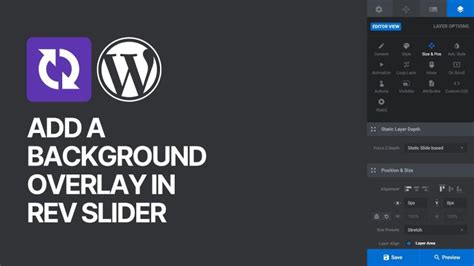 Visualmodo Wordpress Themes And Plugins On Linkedin How To Add A Background Overlay In Revolution