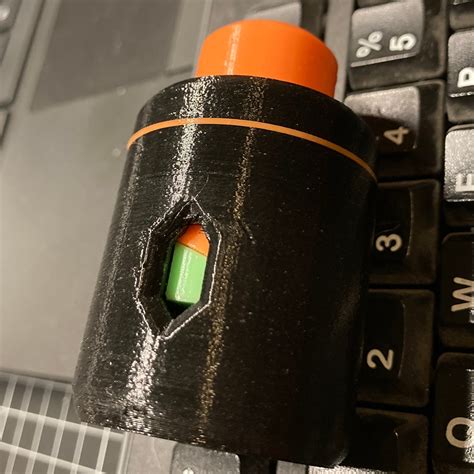 3d Printed Super Clicky Fidget Button・cults