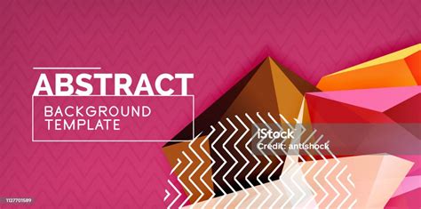 낮은 폴 리 디자인 3d 삼각형 모양 배경 모자이크 추상 디자인 서식 파일 0명에 대한 스톡 벡터 아트 및 기타 이미지 0명 결정체 공란 Istock