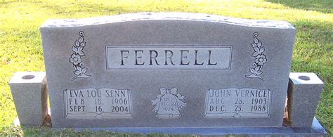 Eva Lou Senn Ferrell 1906 2004 Monumento Find A Grave