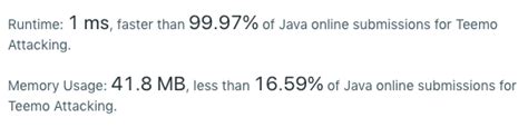 Java How Do I Lessen The Memory Usage Of My Solution To Leetcode 495