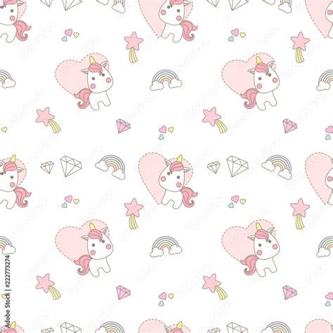 Cute Chibi Pattern Wallpaper