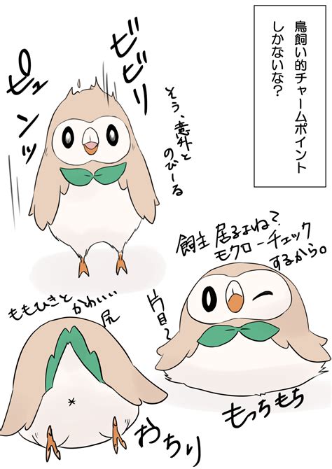 Rowlet Pokemon Drawn By Jvhg Danbooru