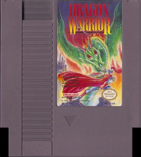 Loose Nes Cart Dragon Warrior 7 Bucks A Pop