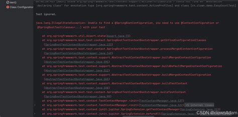 Springboot测试运行报错springboot 打包 Test报错 Csdn博客