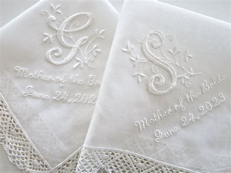 Lace Wedding Handkerchief Wedding Hankerchief Wedding Hanky Mother