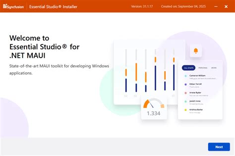 Installing Syncfusion® Net Maui Web Installer Syncfusion®