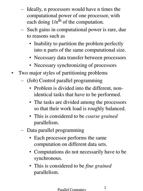 Ppt Parallel Computers Powerpoint Presentation Free Download Id