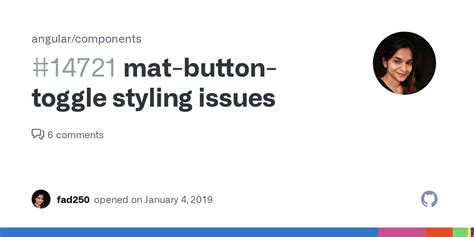 mat button toggle styling issues · issue 14721 · angular components